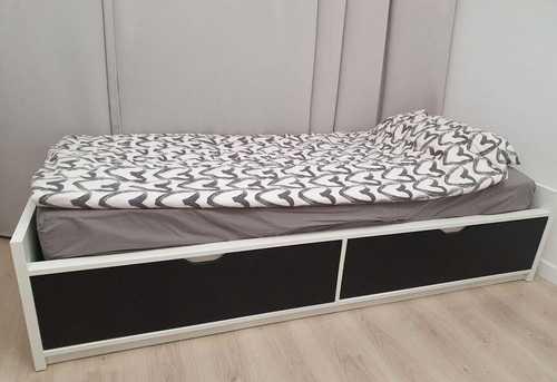 Кровать IKEA с матрасом односпальная