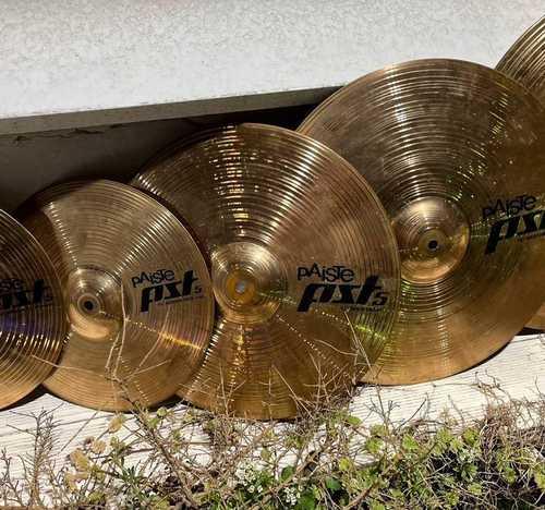 Германия Paiste PST5 — тарелки комплект Crash Hat