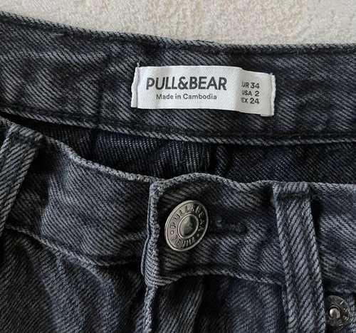 Женские джинсовые шорты pull and bear 34