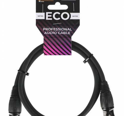 E4-XLR-M-F-0100-0 Кабель микрофонный 1м, ZZcable