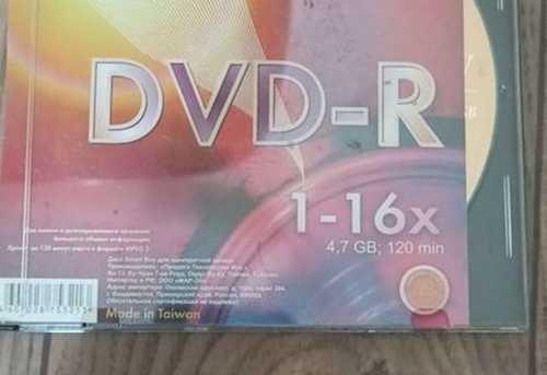 Диски для записи DVD-R 4,7GB