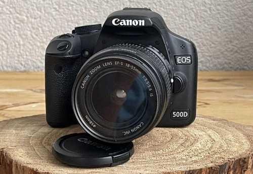Canon EOS 500 D kit EF-S 18-55 IS