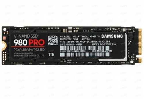 1000 гб SSD M.2 накопитель Samsung 980 PRO