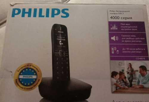 Радиотелефон philips dect 4000