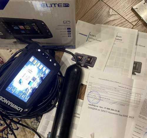 Эхолот lowrance elite 5 ti