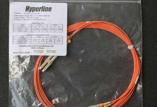 Патч-корд оптический Hyperline 3m/IBM 5m