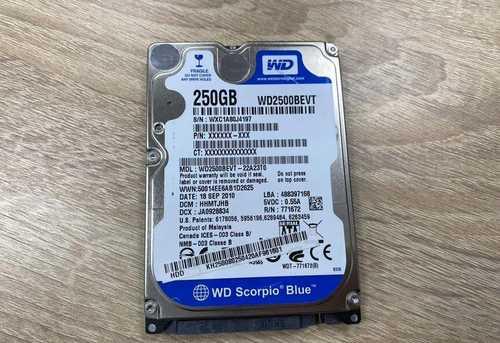 WD Blue WD2500bevt
