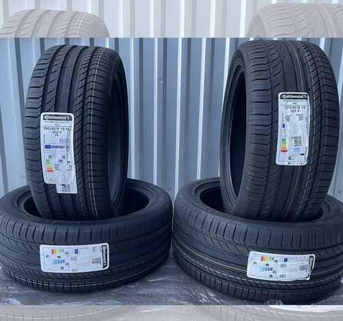 Continental ContiSportContact 5 275/40 R19 и 245/45 R19