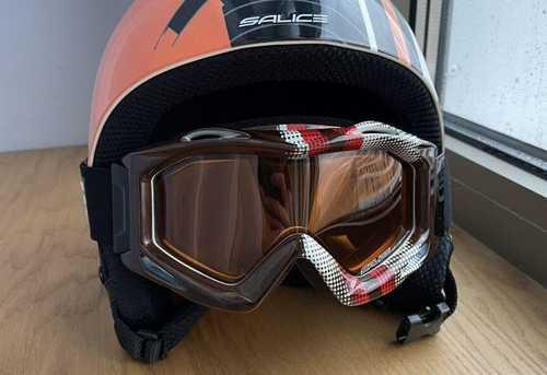 Шлем горнолыжный Salice + маска Salice