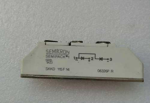 Модуль диодный semikron skkd 115F14