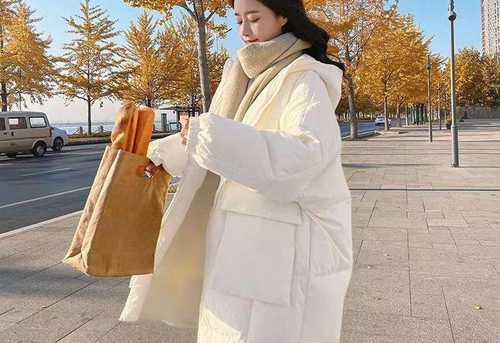 Пуховик, пальто в корейском стиле. Новое