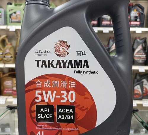 Масло моторное Takayama 5W-30, синтетическое 4л