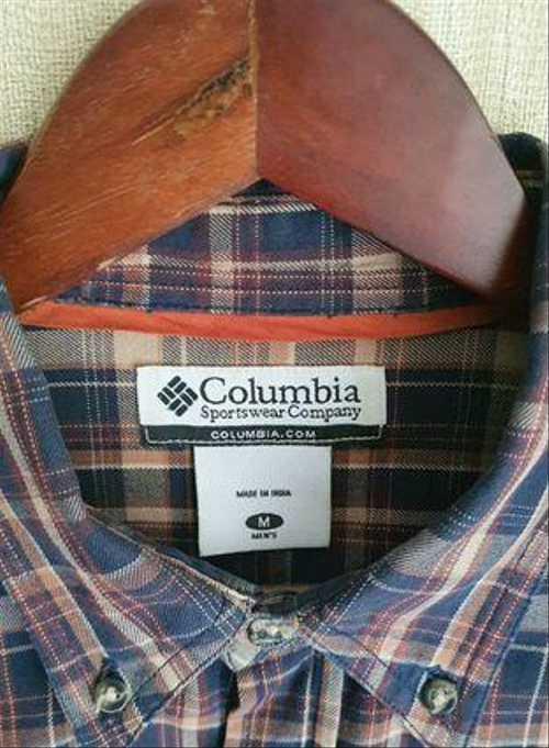 Рубашка Columbia, синяя клетка