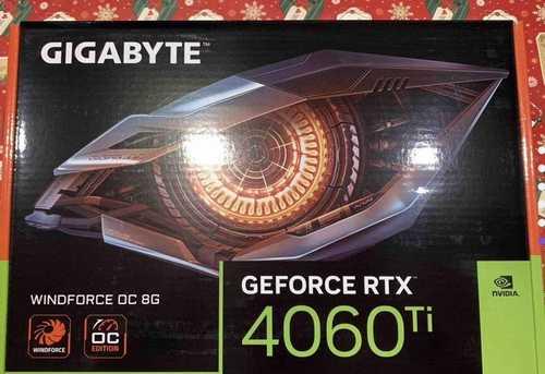 Видеокарта Gigabyte Nvidia RTX4060Ti Windforce OC