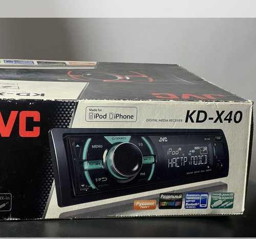 Автомагнитола JVC KD-X40