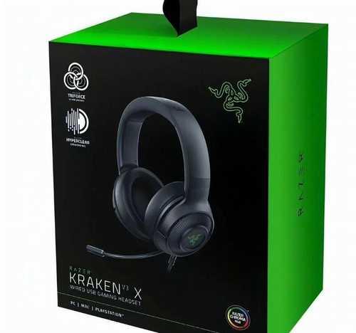 Игровые наушники Razer Kraken V3 X Black (RZ04-037