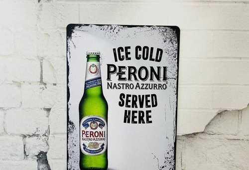 Декор на стену табличка Peroni