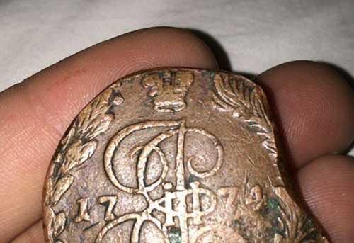 Монета 1774 года «ем». 5 копеек
