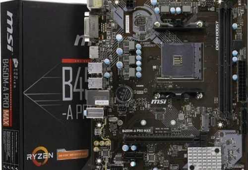 Комплект AM4 MSI B450M NEW + AMD Ruzen 5