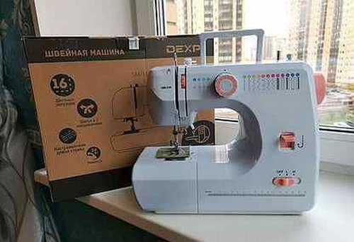 Швейная машина Dexp 16 операций новая