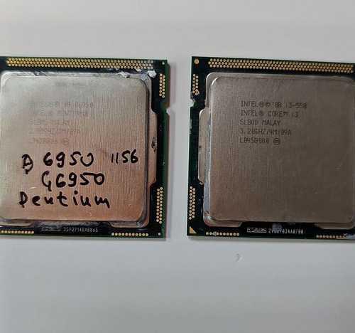 Процессоры на 1156 сокете i3, Pentium