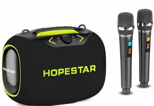 Колонка Hopestar Party Box с 2 микрофонами 120Вт