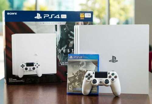 Sony PS4 PRO White+игра в подарок