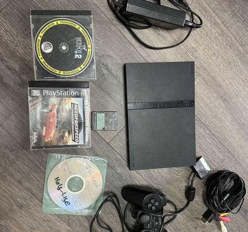 Sony playstation 2 ps2 slim прошитая