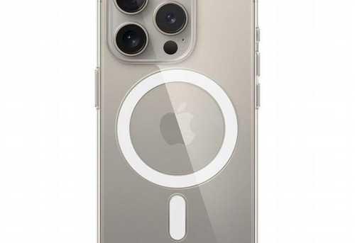 Чехол для iPhone 15 Pro Max Clear case с MagSafe