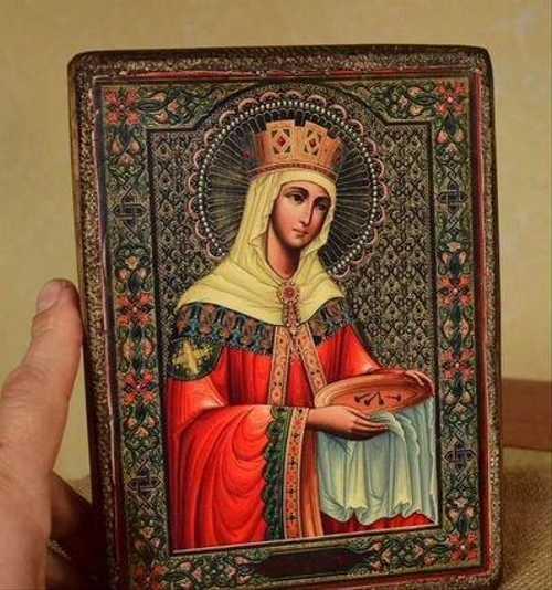 Икона ручной работы "Святая Елена"