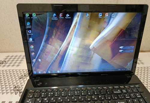Ноутбук 15.6" Lenovo G580, 320 ГБ, Celeron B820, RAM 2 ГБ, GeForce 610M 1 ГБ