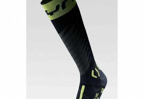 Носки UYN MS SKI ONE merino B205 Black/Lime Р:42-4