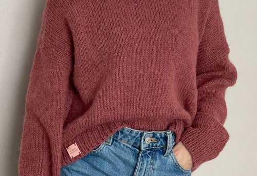Новый свитер женский оверсайз шерсть XS-M