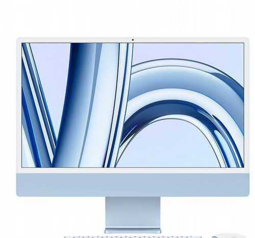 Apple iMac 24 8/8/256Gb Blue mqrc3