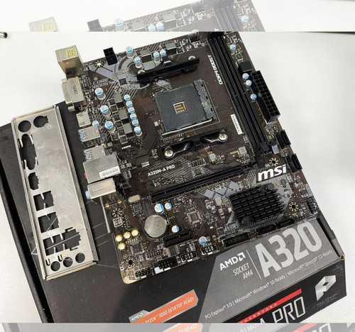 MSI A320M-A PRO сокет ам4