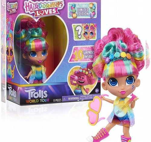 Hairdorables Loves Trolls World Tour