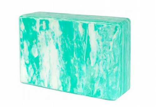 Блок для йоги Cliff зеленый мультиколор 23x15x8 см