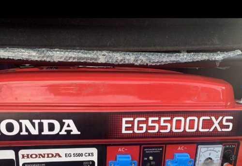 Бензиновый генератор 5,5 квт Honda EG5500CXS