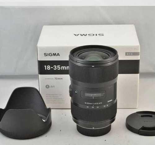 Объектив Sigma 18-35mm f/1.8 Art Canon новый