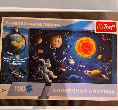 Пазл 6+ Солнечная стстема 100детвлей