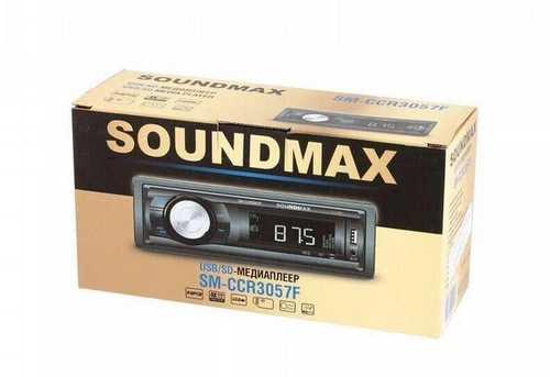 Автомагнитола soundmax SM-CCR3057F, черный
