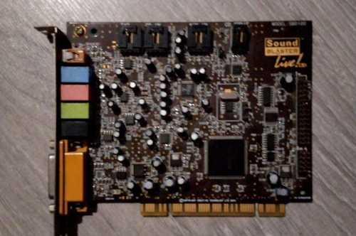 Звуковая карта Sound Blaster Creative Live SB0100