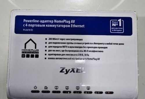 Zyxel Powerline- адаптер HomePlug AV PLA-470 EE