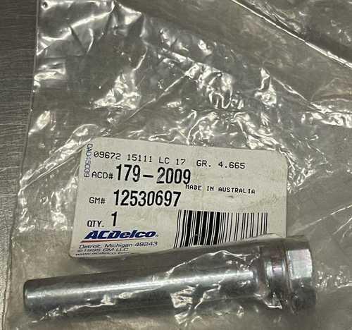 Направляющая тормозного суппорта 1792009 acdelco