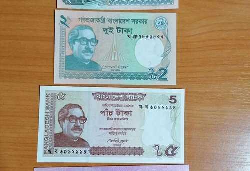 Бангладеш 2010-2015. Набор банкнот