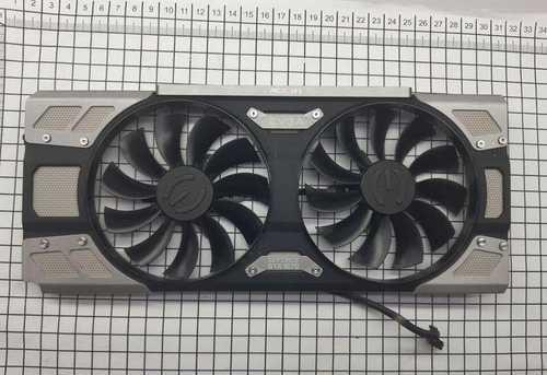 Кожух с кулерами evga GTX 1070