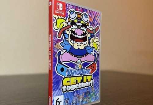 Картридж warioware get IT together nintendo switch