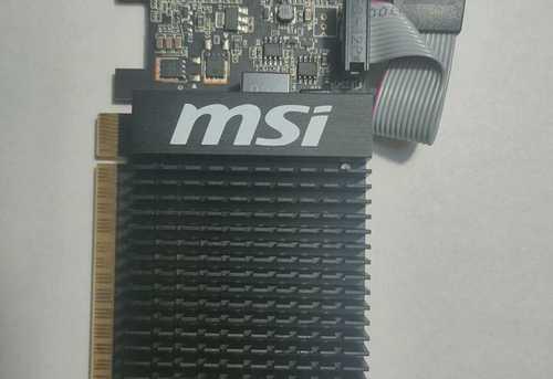Видеокарта MSI GeForce GT 710 Silent LP 1GB