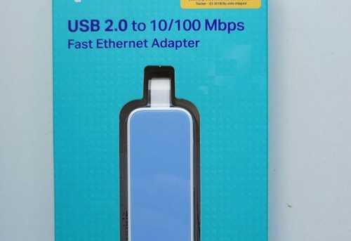 Сетевой адаптер Ethernet TP-link UE200 USB 2.0