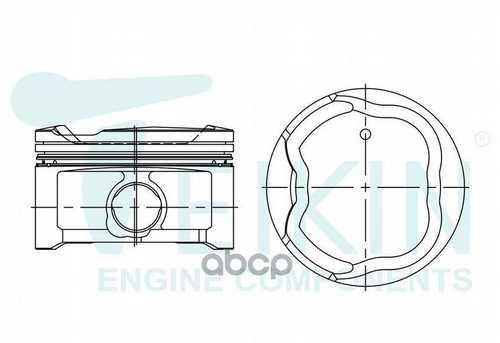 Поршни (к-т 4 шт) STD toyota hilux/hiace/fortun